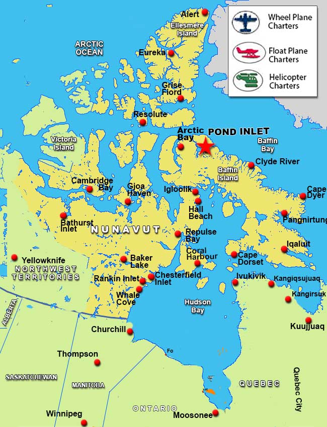 Charter Flights To Pond Inlet Nunavut
